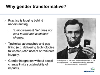 Gender and Aquaculture: Equity and Empowerment in the Fisheries and ...