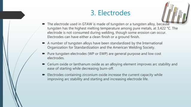 Gass tungsten Arc Welding (GTAW)/ Tungsten Inert Gas Welding (TIG ...