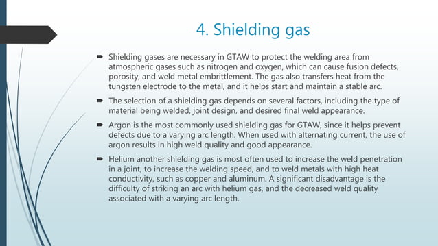 Gass tungsten Arc Welding (GTAW)/ Tungsten Inert Gas Welding (TIG ...