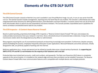 Gtb Dlp & Irm Solution Product And Deployment Overview | PPTX