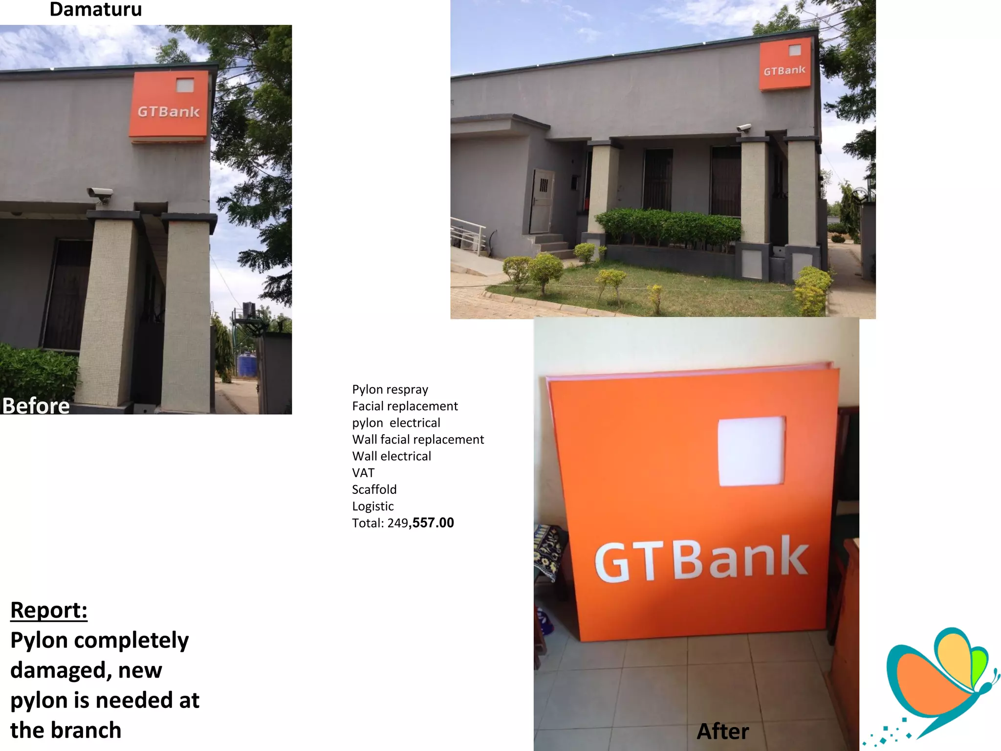 Gtb north west & north east Brand Refresh Exercise Report | PPT