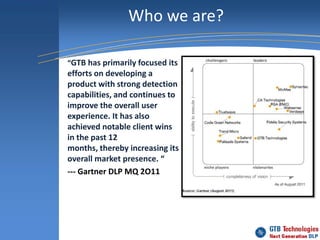 Gtb Product Technical Present | PPTX