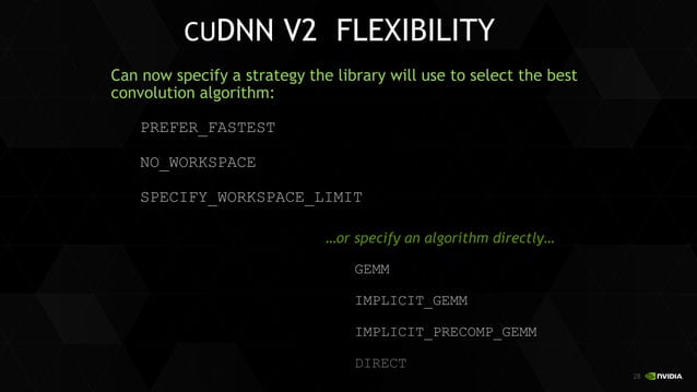 GPU Accelerated Deep Learning for CUDNN V2 | PPT