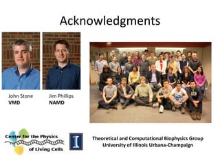 Uncovering the Elusive HIV Capsid with Kepler GPUs Running NAMD and VMD | PPT