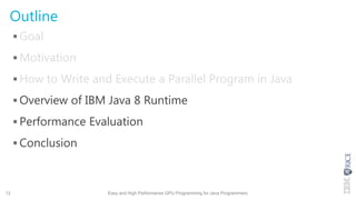 Easy and High Performance GPU Programming for Java Programmers | PPT
