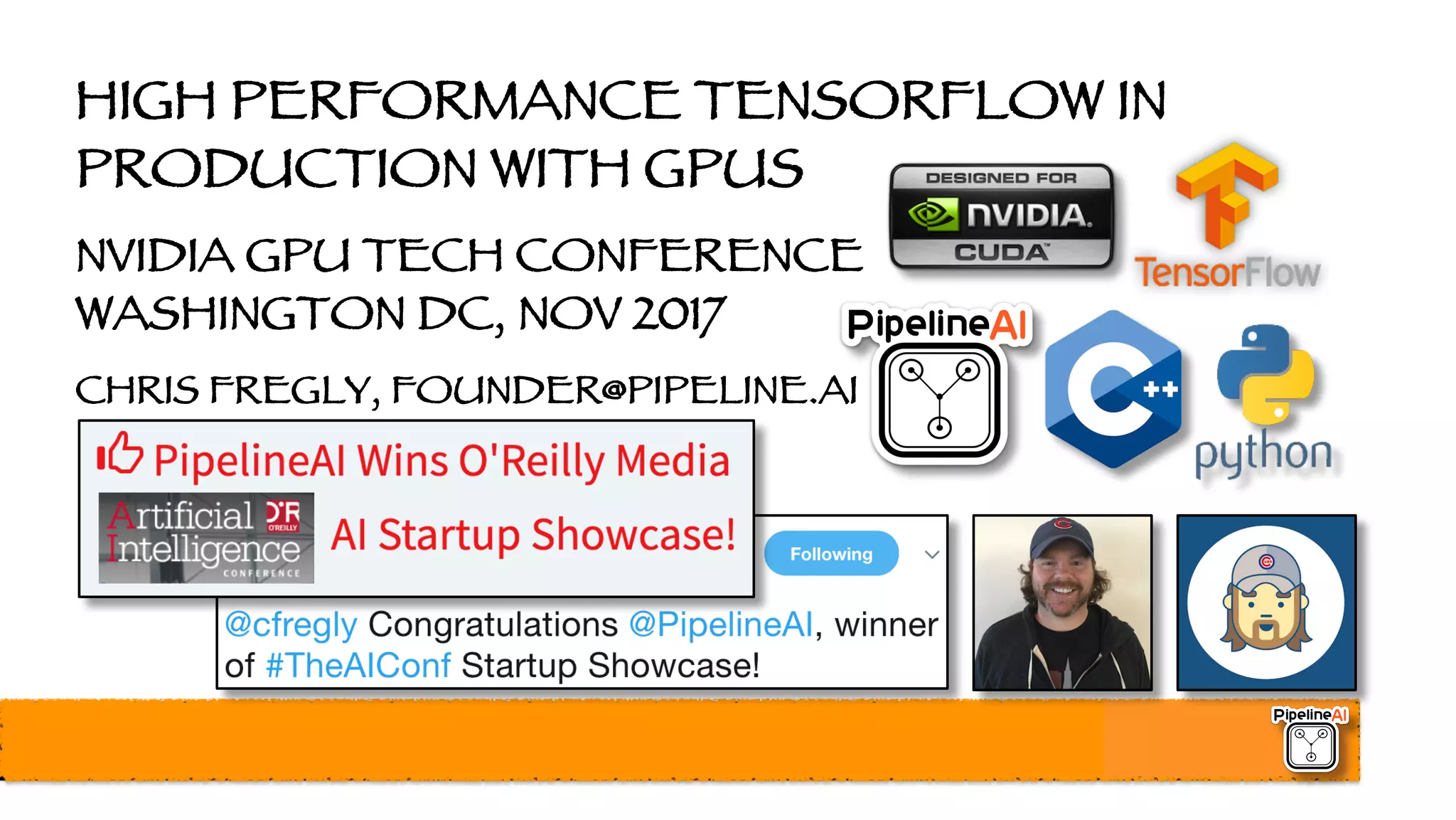 Nvidia GPU Tech Conference - Optimizing, Profiling, and Deploying TensorFlow AI Models in ...