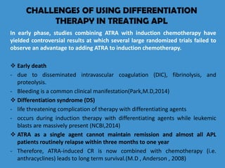 Differentiation Therapy in Acute Promyelocytic Leukemia | PDF