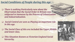 Socio - Political Conditions during the Victorian Age | PPTX