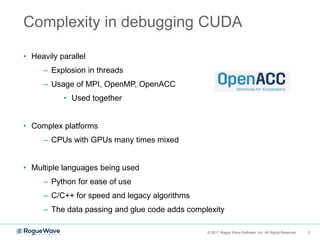 Debugging CUDA applications | PPT