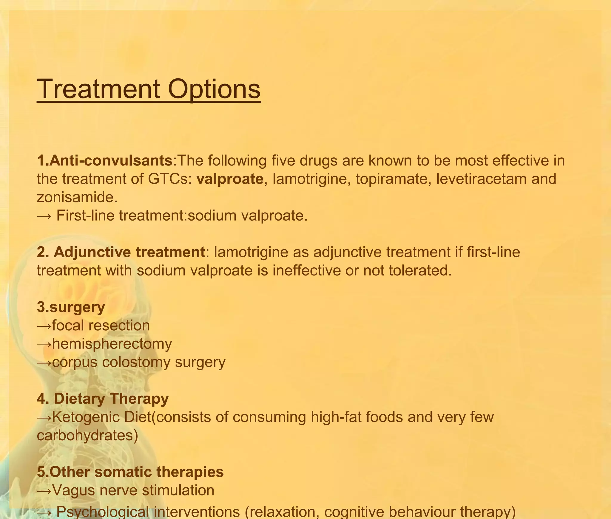 Generalised Tonic Clonic Seizures Pptx