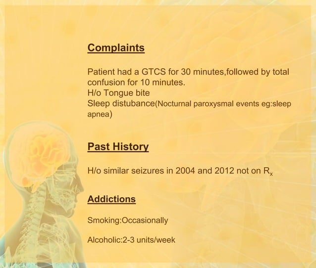 Generalised Tonic Clonic Seizures Pptx Herbs And Supplements Alternative Medicine