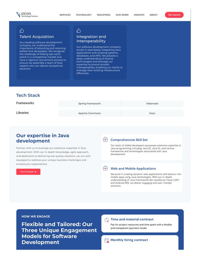 Java Development Services | PDF