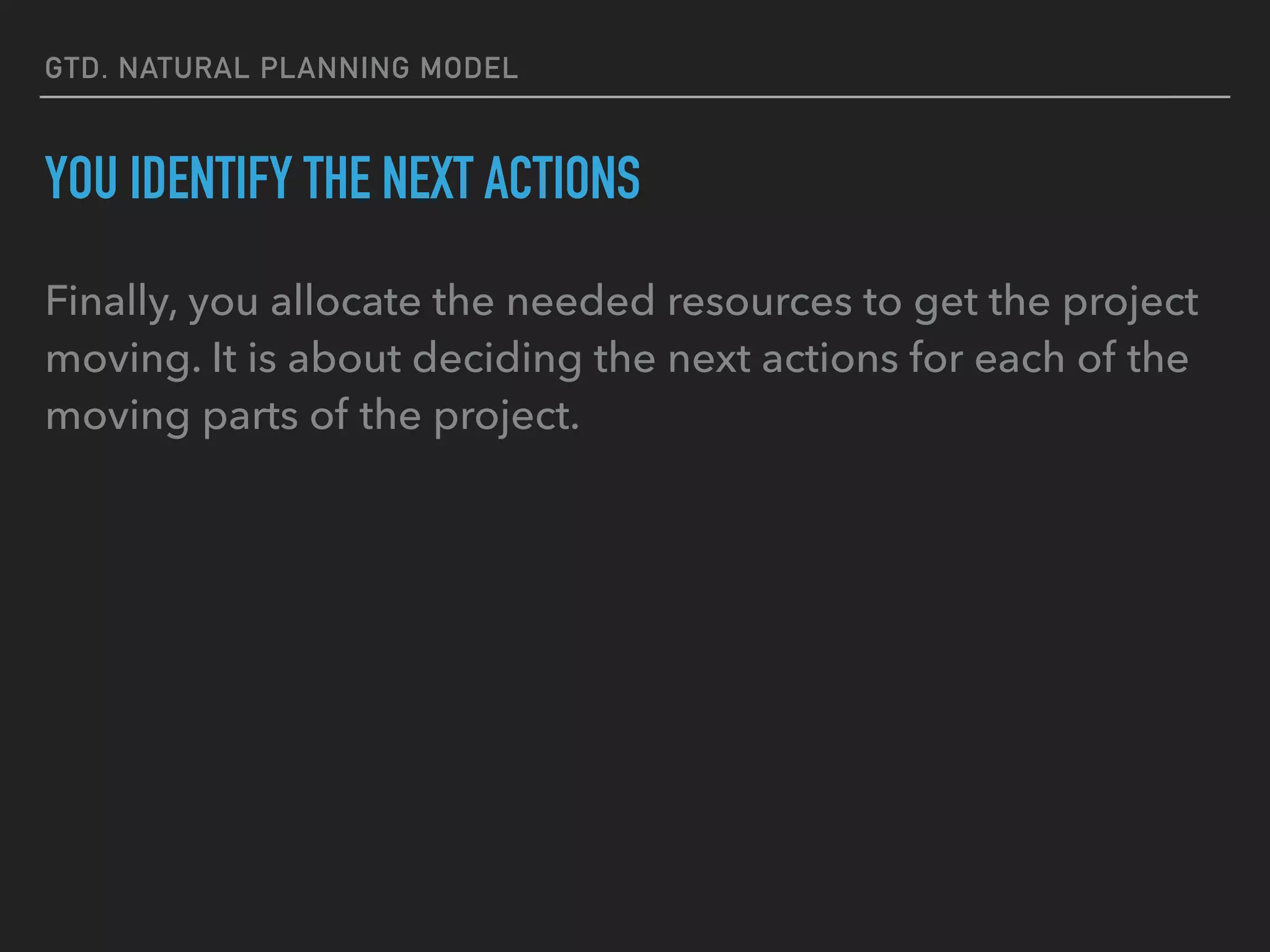 GTD. Natural Planning Model | PDF