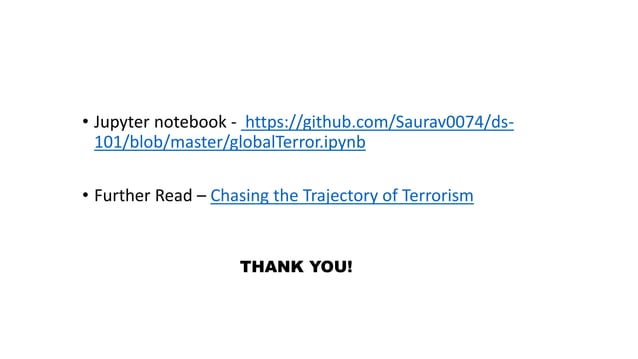Visualizing the Global Terrorism Database | PPTX
