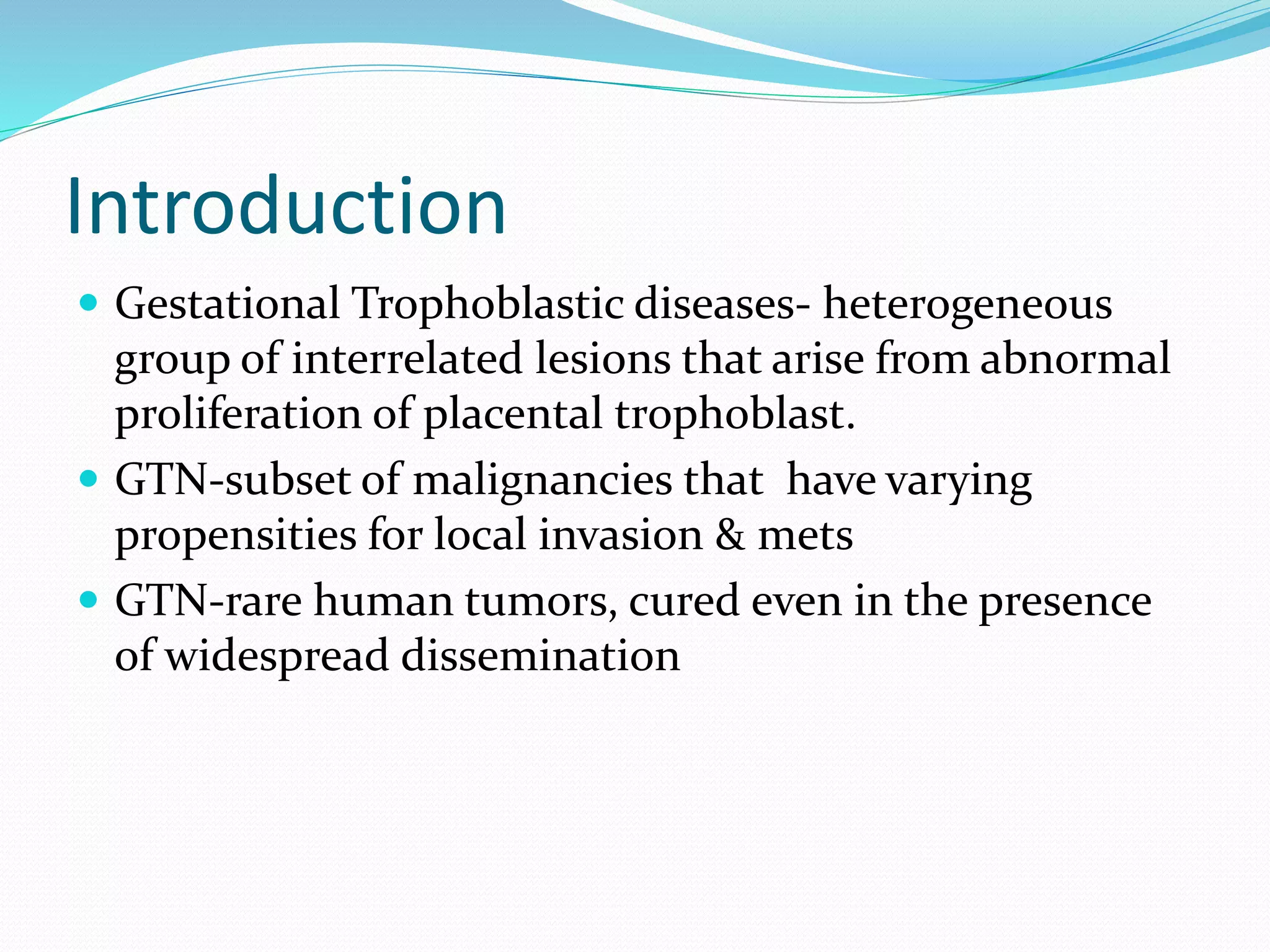 Gestational Trophoblastic Diseases Ppt