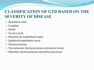Gestational trophoblastic disease | PPTX