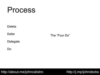 GTD basics, how to improve your productivity. | PPTX