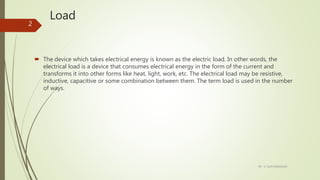 load on power system | PPT