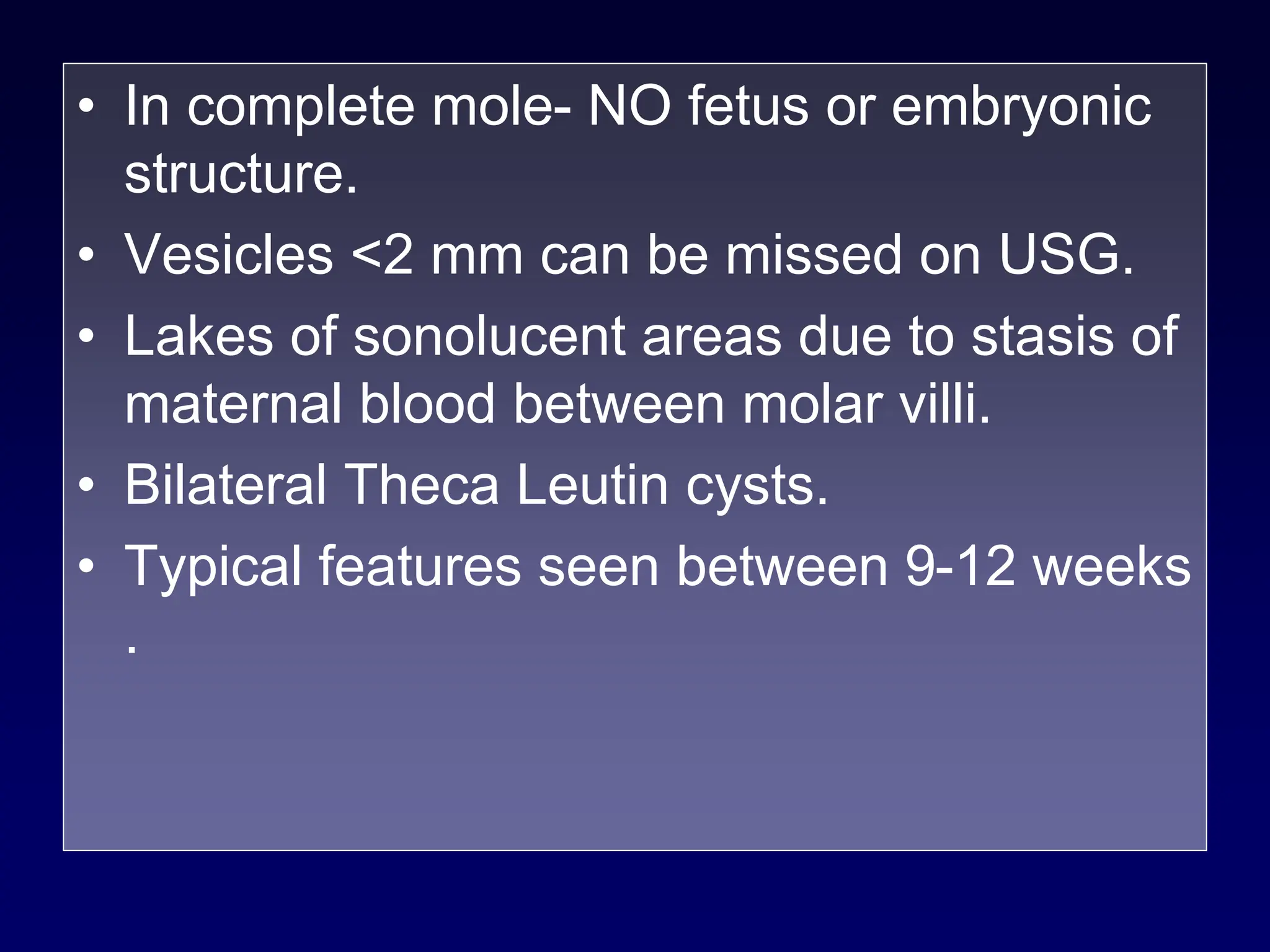 Gestational Trophoblastic Disease - Obstetrics | PPTX