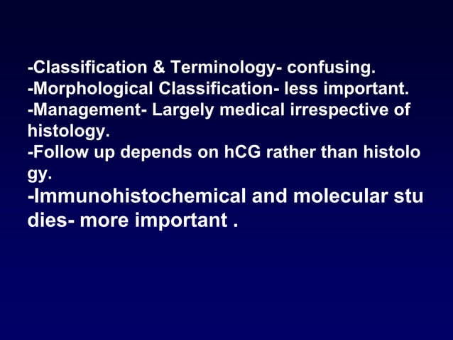 Gestational Trophoblastic Disease - Obstetrics | PPTX