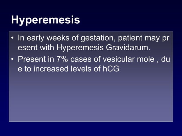 Gestational Trophoblastic Disease - Obstetrics | PPTX