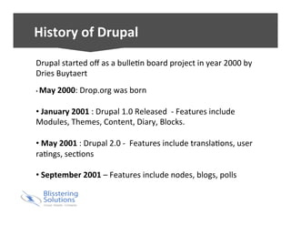 Drupal Global Training Day by Drupal Mumbai 6th Sep - Drupal Intro | PDF