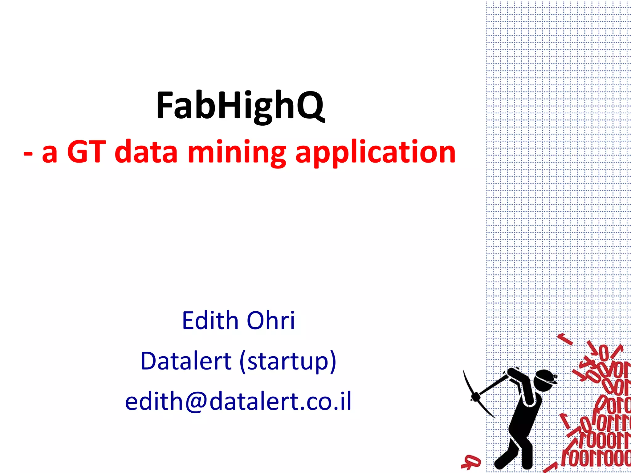 Gt Data Mining Ai Algorithm For Fabs Pdf Technology And Computing