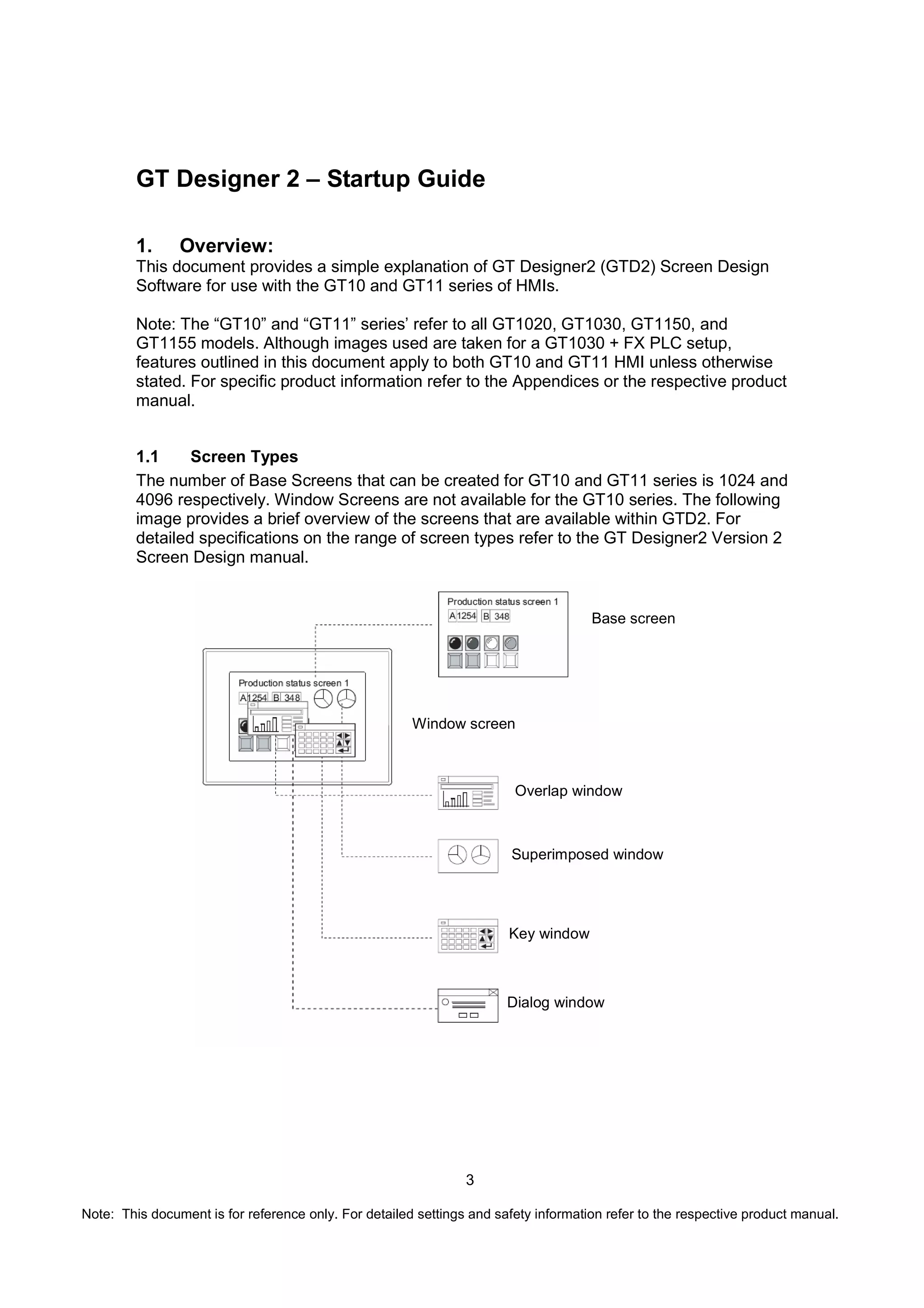 Gt designer 2 for startup guide | PDF