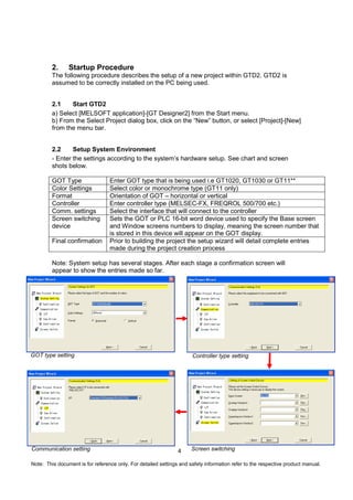 Gt designer 2 for startup guide | PDF
