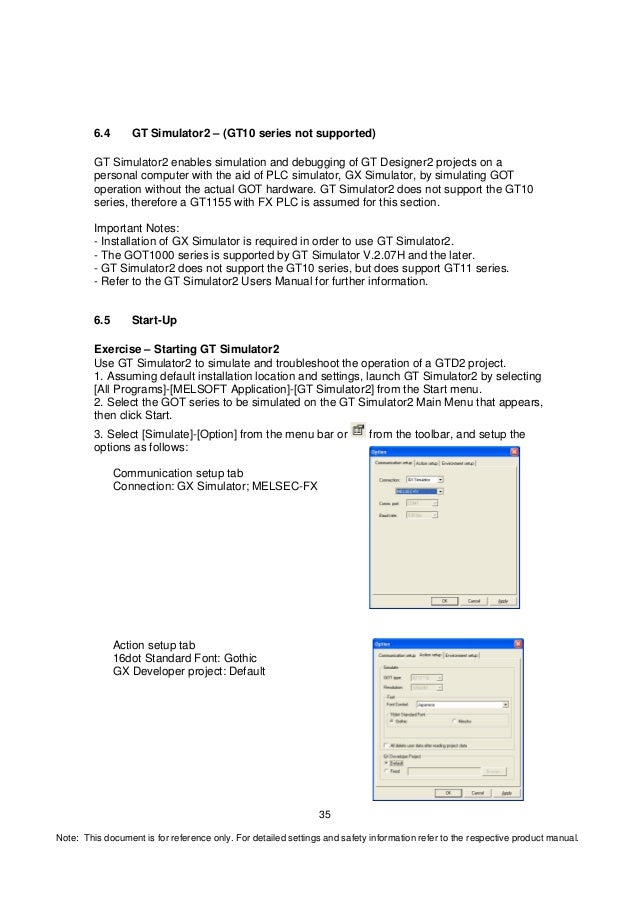 Gt designer 2 for startup guide
