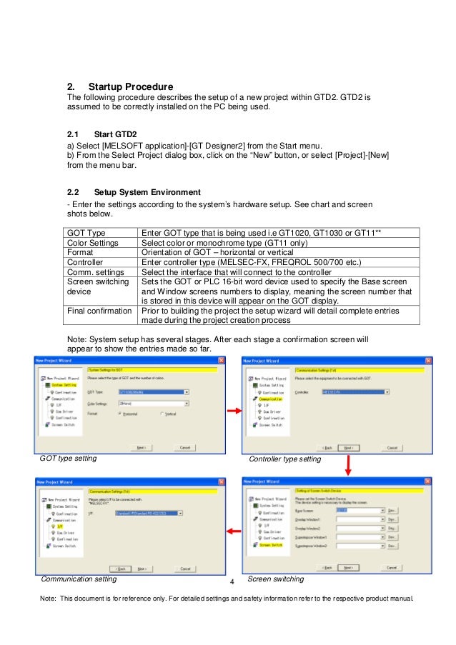Gt designer 2 for startup guide