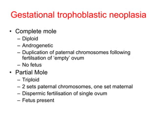 GTD Gestational trophoblastic disease in short .pptx | Pregnancy ...