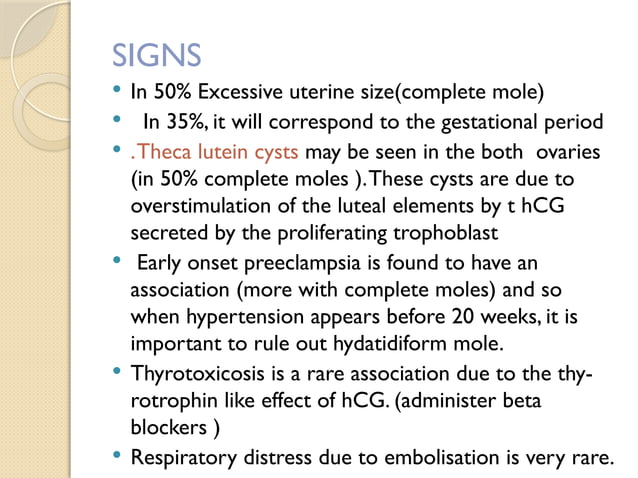 gestational trophoblastic tumor gynaecology | PPTX