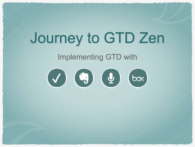 Getting Things Done | PPT