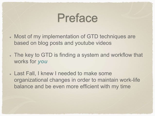 Getting Things Done | PPT | Free Download