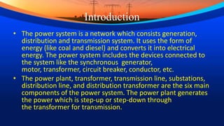 GENERATION, TRANSMISSION, DISTRIBUTION AND SCADA power point | PPTX