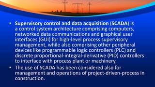 GENERATION, TRANSMISSION, DISTRIBUTION AND SCADA power point | PPTX