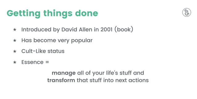 Getting Things Done (GTD) by David Allen | PDF