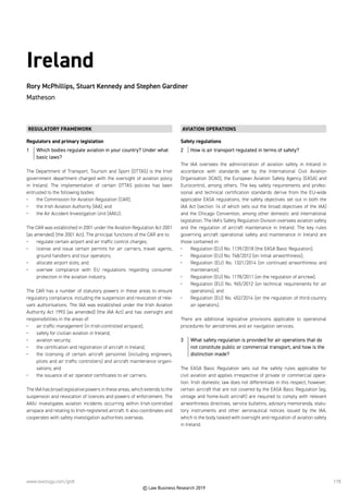 Getting the Deal Through: Air Transport 2020 | PDF