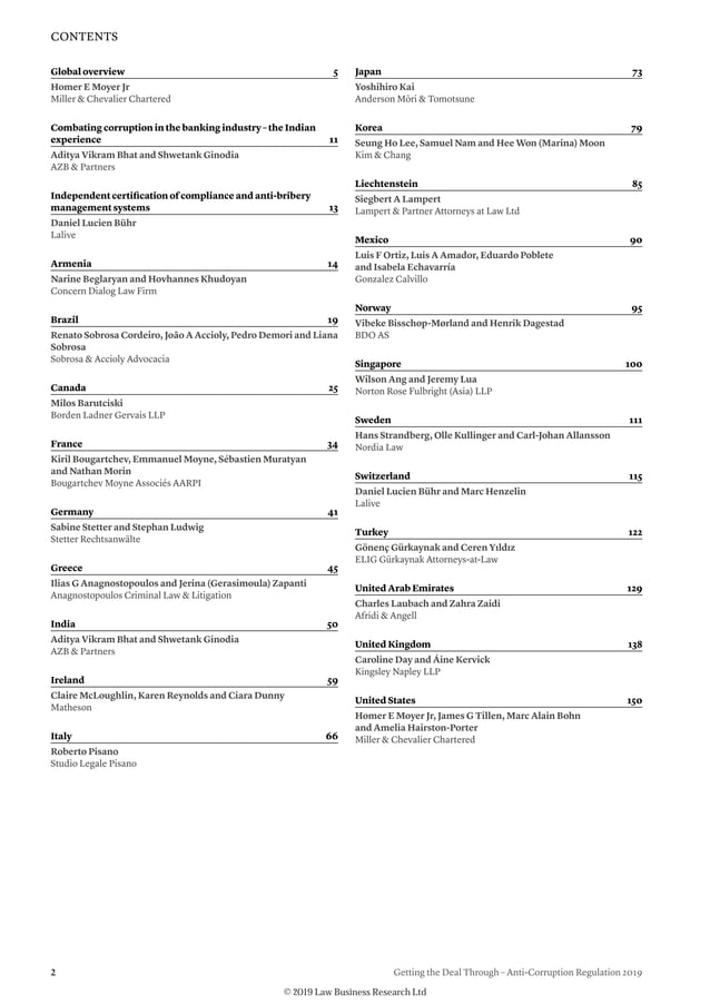 GTDT Anti-Corruption Regulation Ireland 2019 | PDF