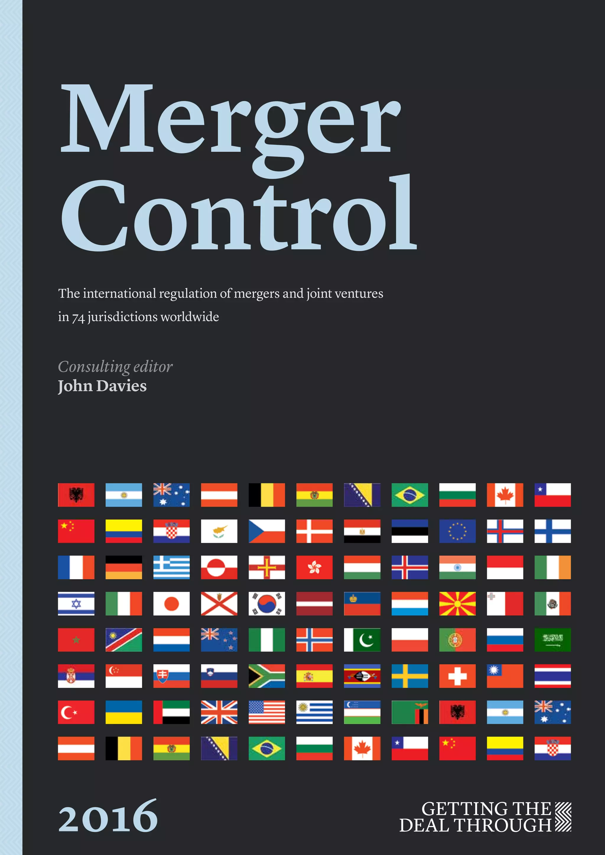 Getting the Deal Through - Merger Control 2016 | PDF
