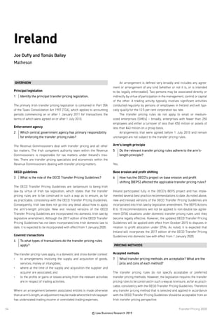 Getting the Deal Through: Transfer Pricing | PDF