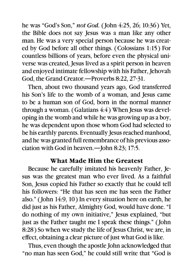 ISA / JESUS THE GREATEST MAN WHO EVER LIVED ! | PDF