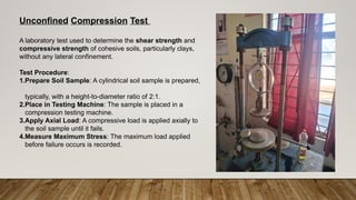 Geotechnical Engineering Lab of EE Engineering Construction | PPTX