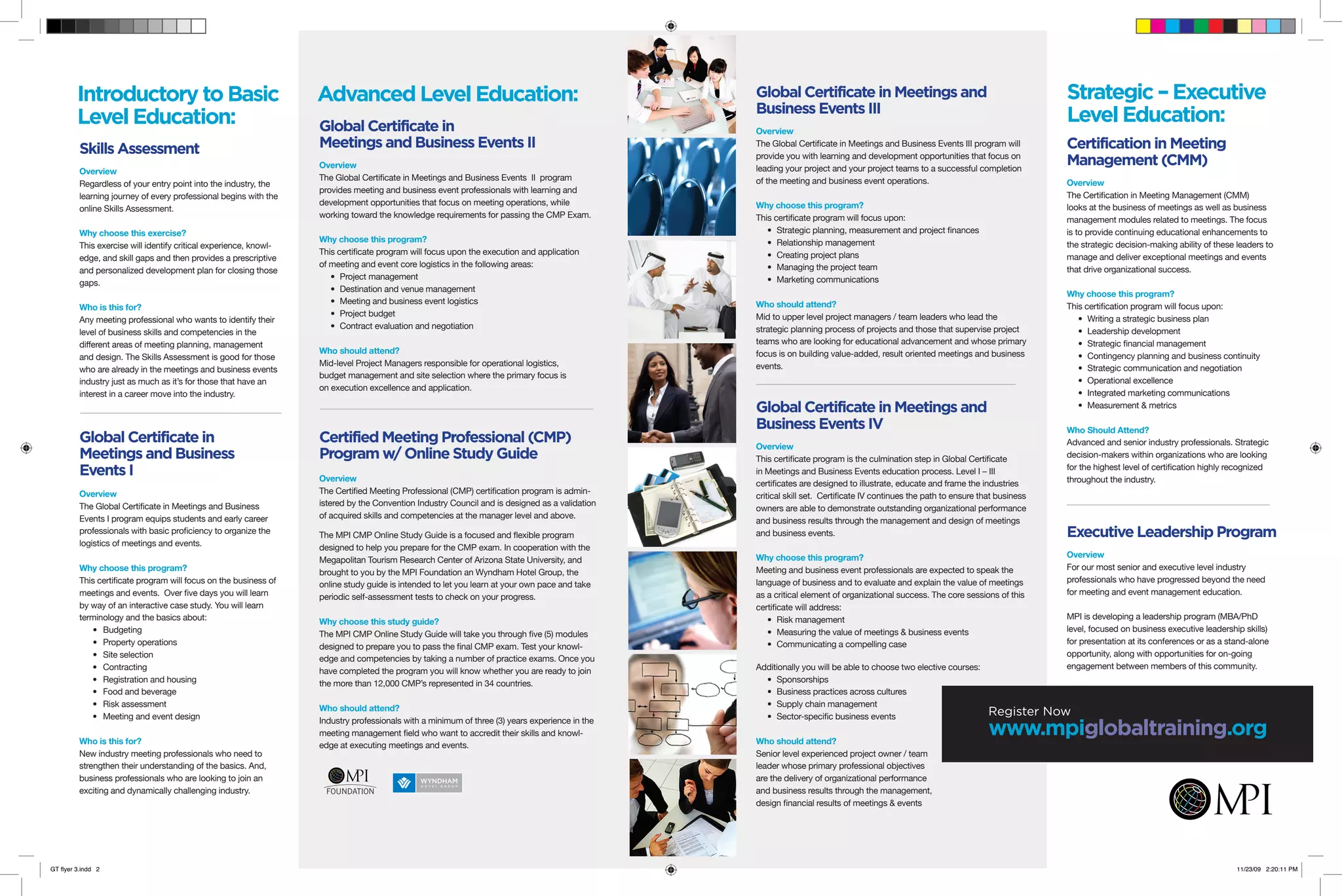 MPI Global Training Flyer Overwiew Programmes | PPT