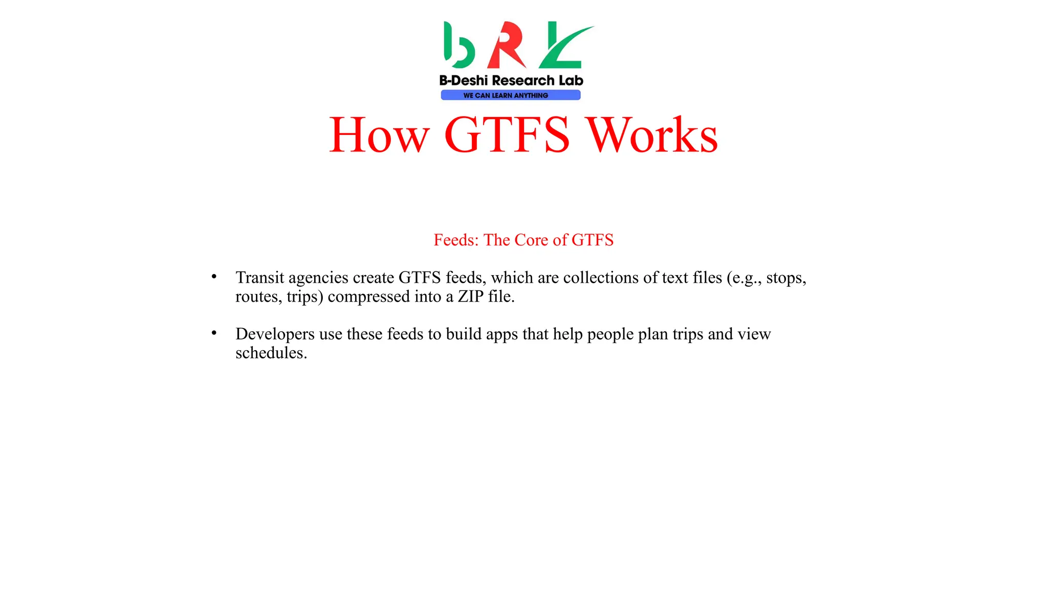 GTFS Data Made Simple: A Practical Guide to Transit Feed Specification and Performance Analysis.pptx