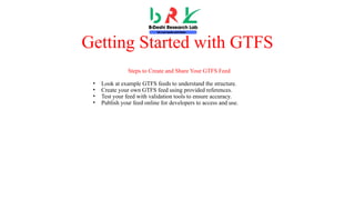 GTFS Data Made Simple: A Practical Guide to Transit Feed Specification ...