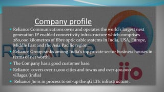 reliance jio by gt | PPTX
