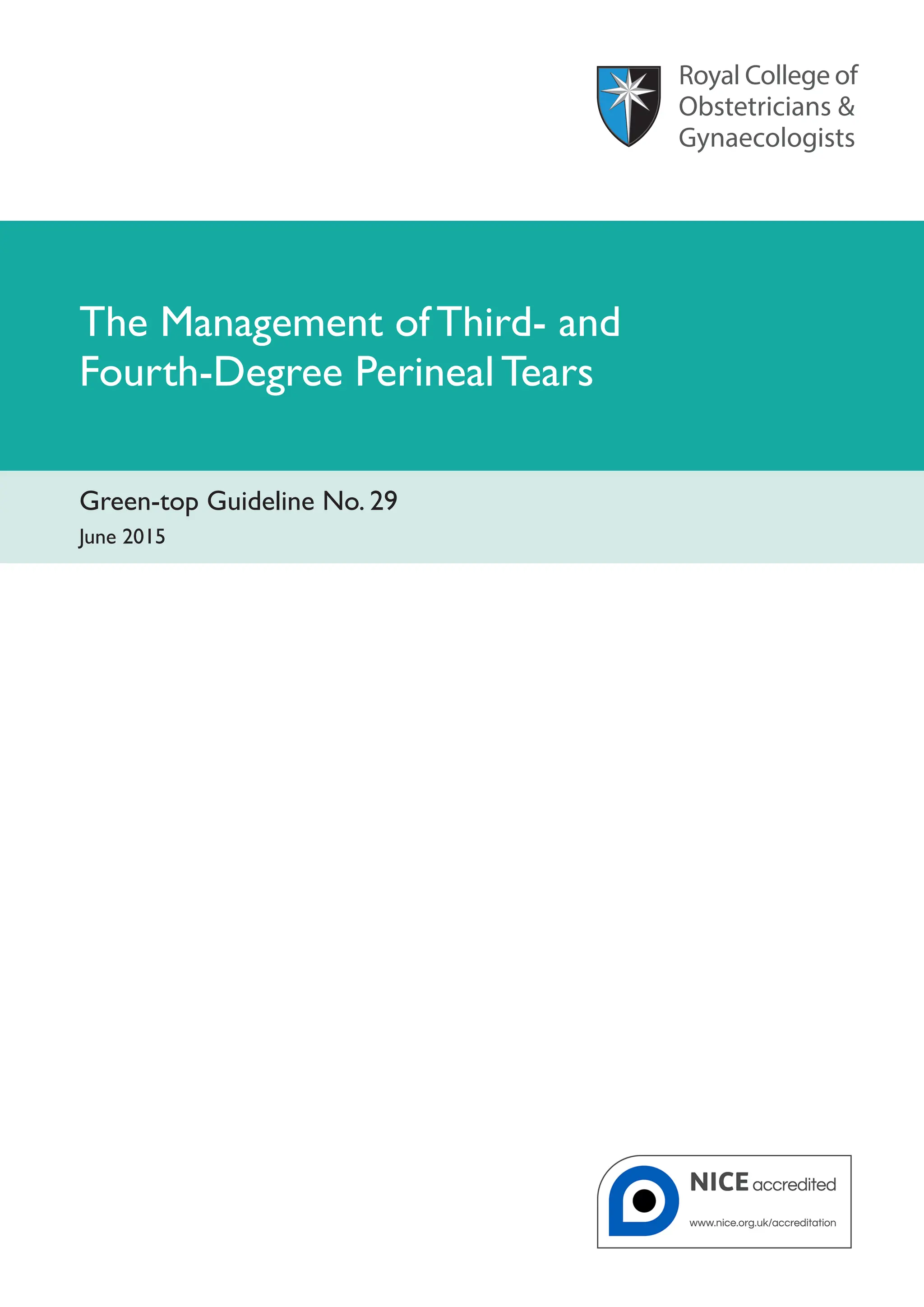 The management of third and forth degree perineal tears | PDF