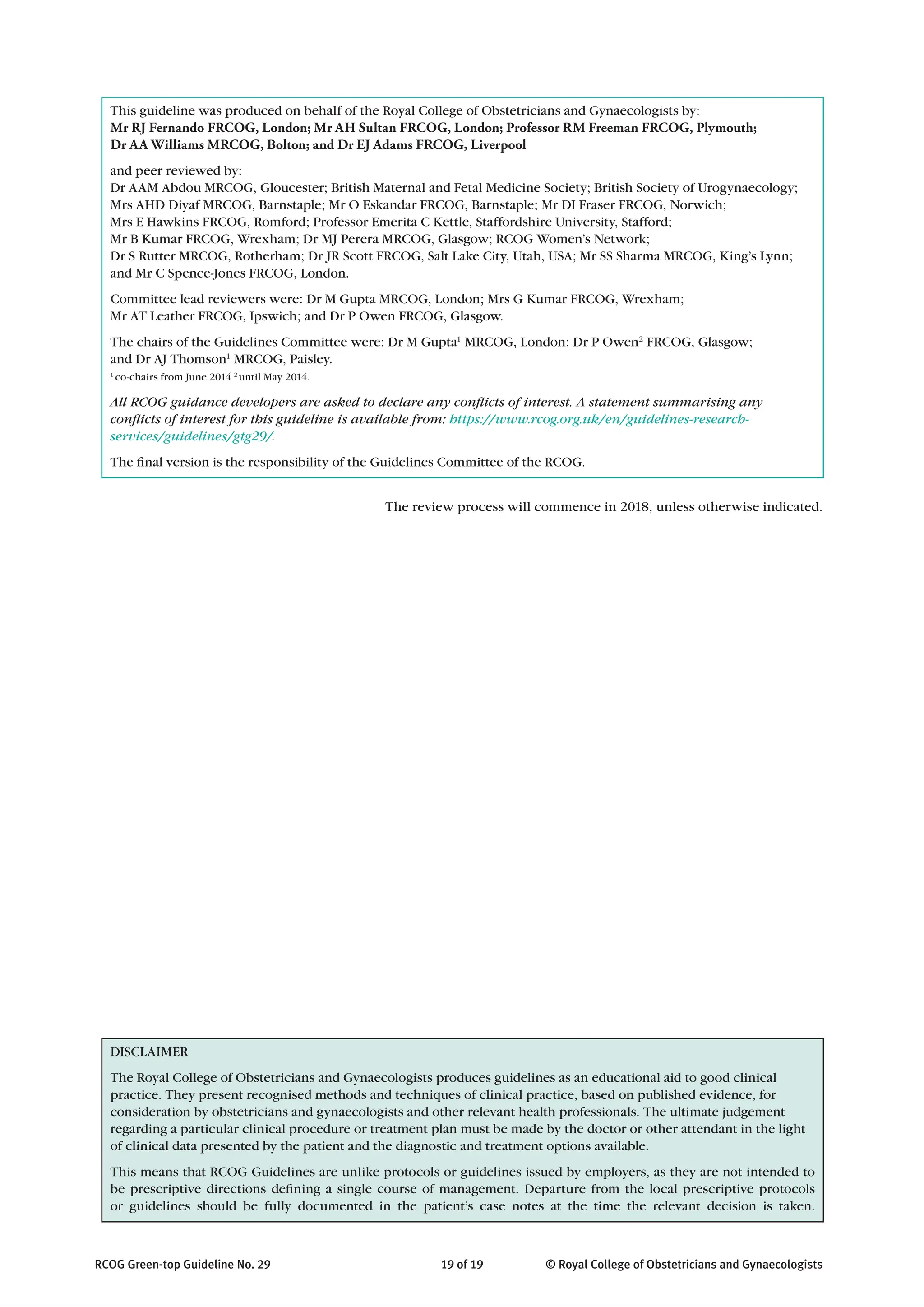 The management of third and forth degree perineal tears | PDF